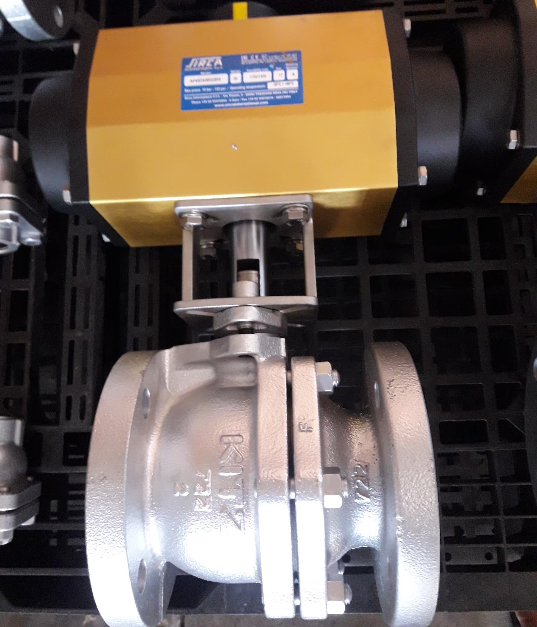 KITZ (kitazawa) ball valve + SIRCA Pneumatic Rotary Actuator ...