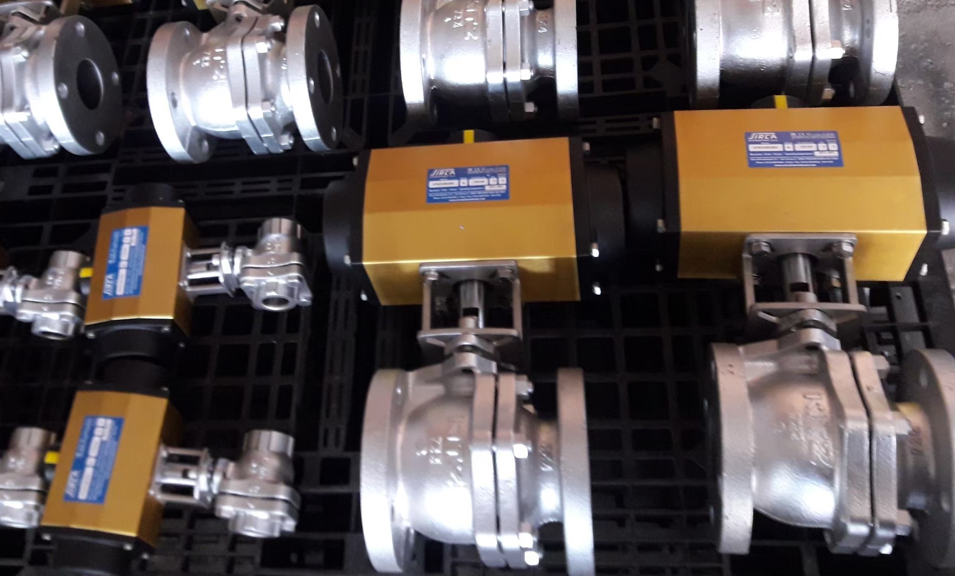 KITZ (kitazawa) ball valve + SIRCA Pneumatic Rotary Actuator ...
