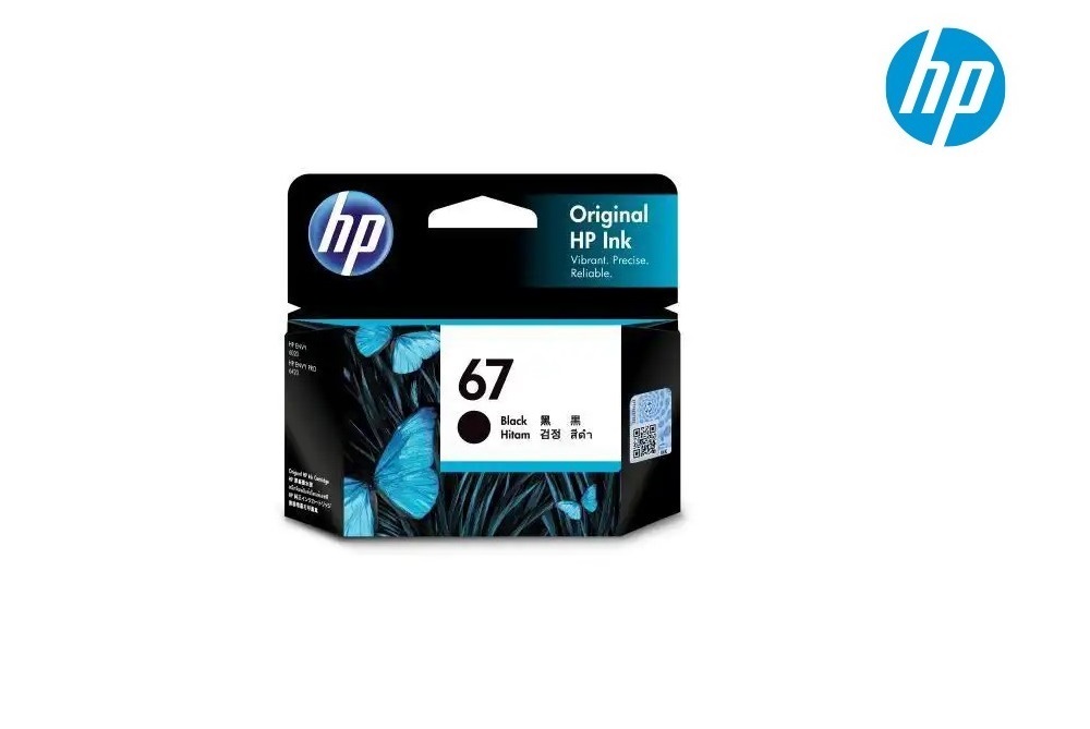 HP 67 Black Original Ink Cartridge - tonerprintthai