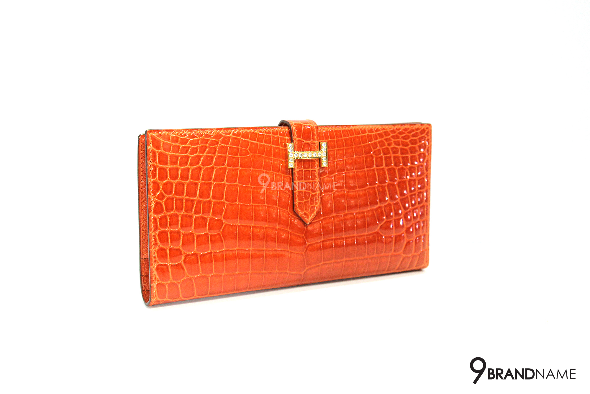 Hermes Bearn Wallet Orange