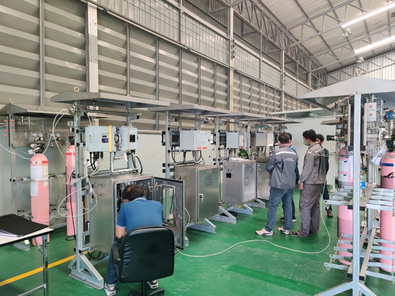 Sampling System on rack - ase-thai