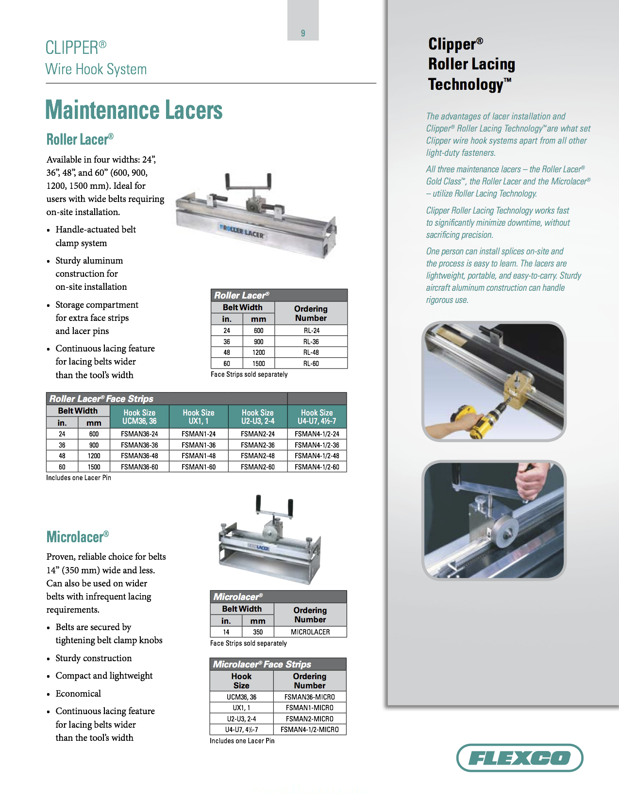 ตะขอต่อสายพาน Clipper® Wire Hook System