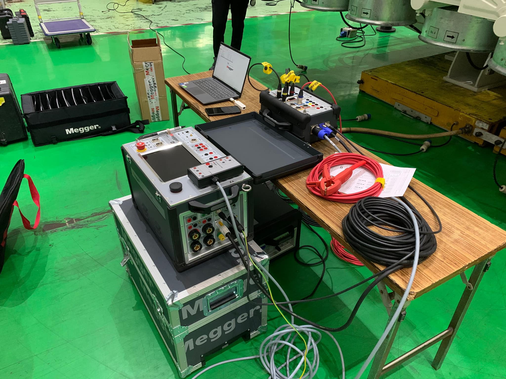 TRAX Transformer test system ที่ บจ.ถิรไทย - megger