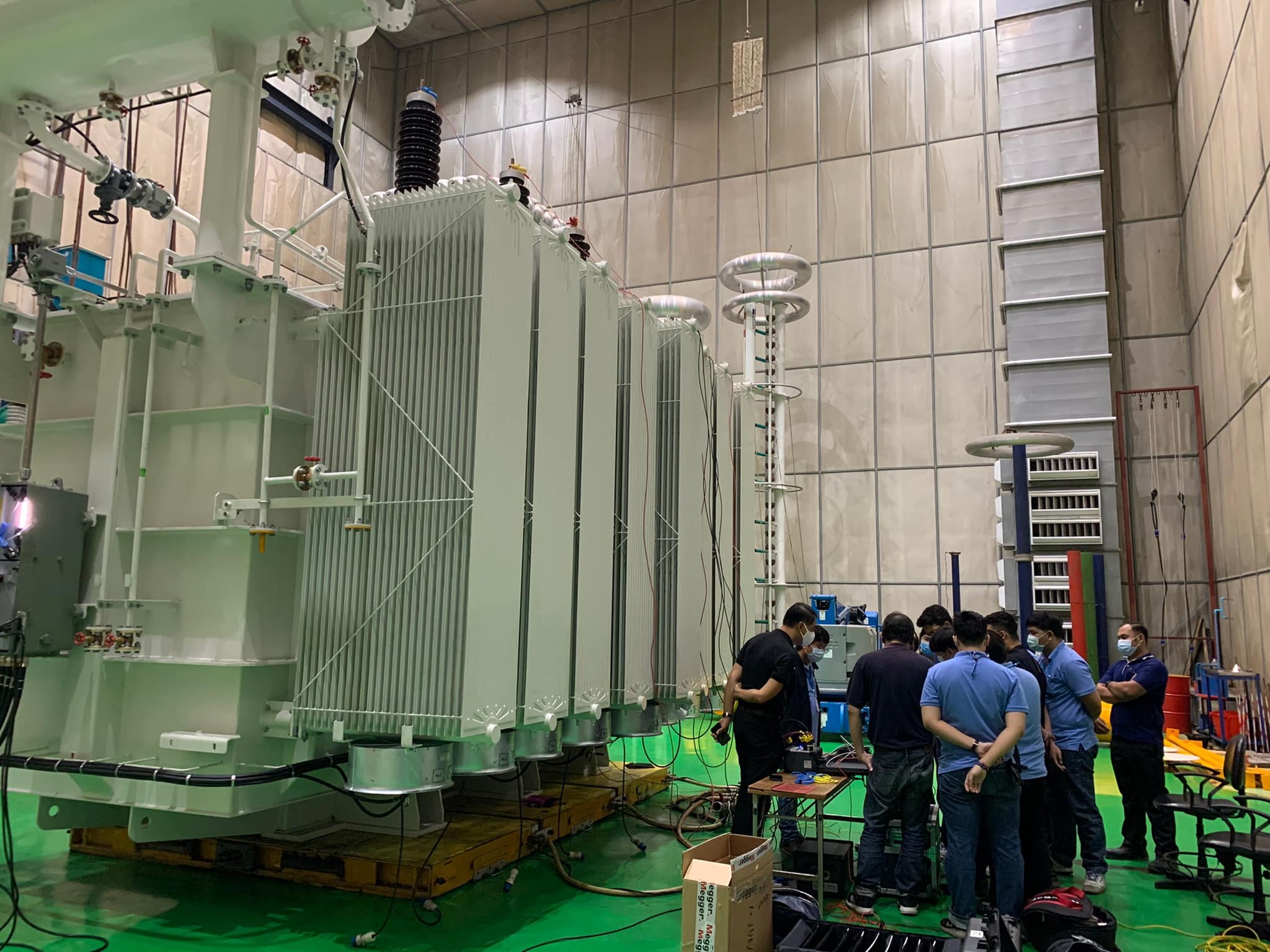 TRAX Transformer test system ที่ บจ.ถิรไทย - megger