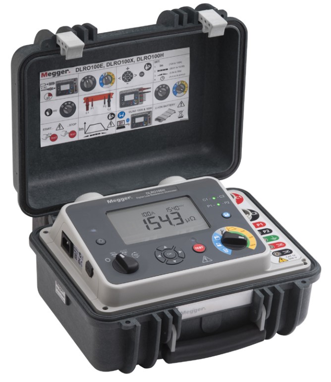 DLRO100E, DLRO100X and DLRO100H 100 A HIGHLY PORTABLE MICRO-OHMMETER ...