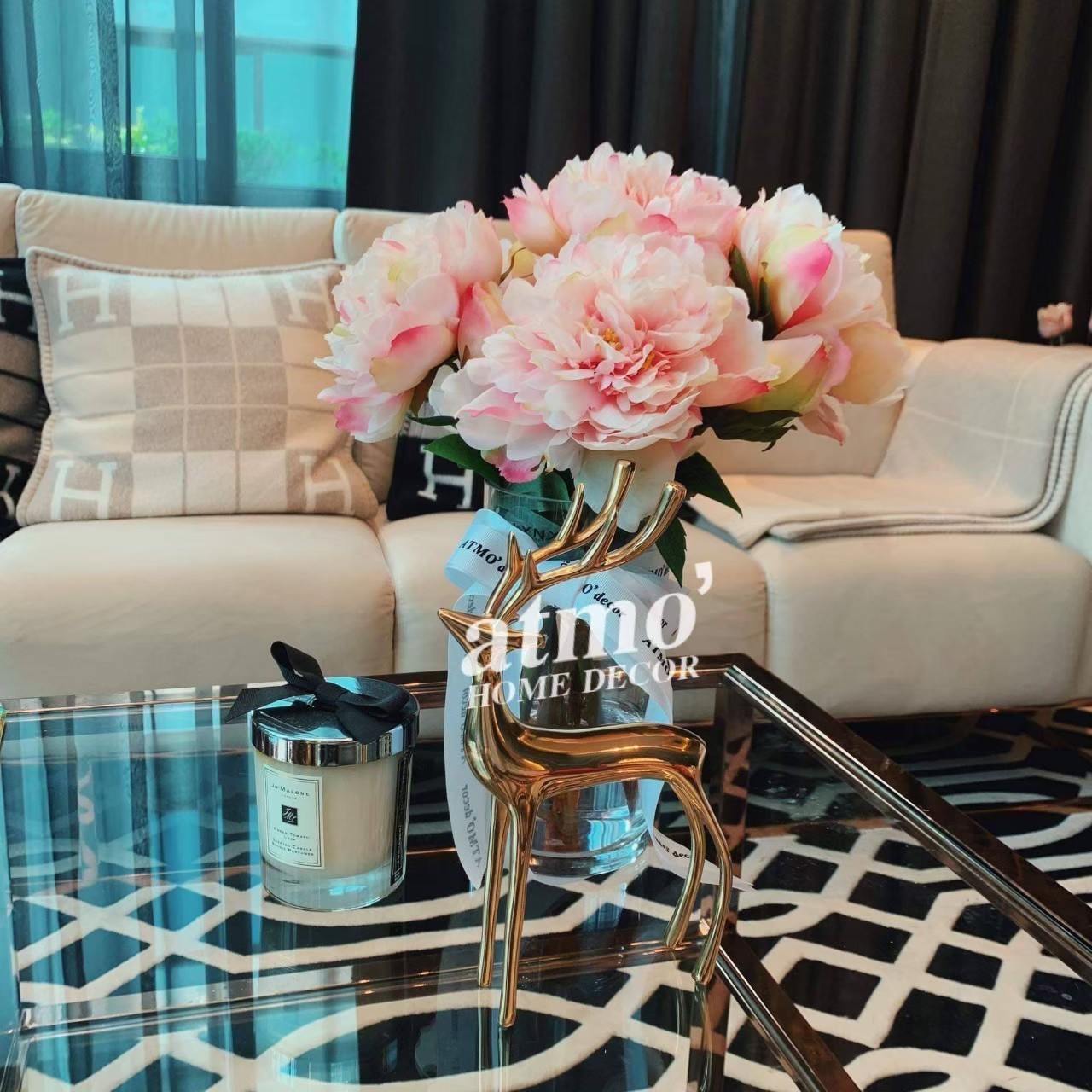 Peony Flower Vase - atmodecor