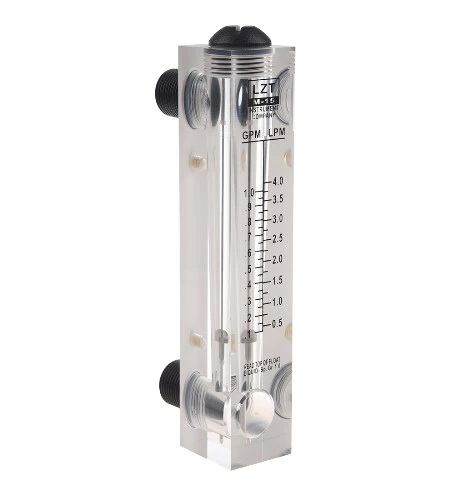 LZM-15Z Liquid Rotameter Air Flow Meter Gas Float Flowmeter Water Without Valve - flowautomech