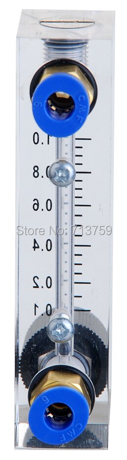 LZM-4T Acrylic Flow Meter Insertion Type Air Float Flowmeter Gas Rotameter - flowautomech