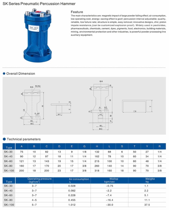 Air Knocker SK Series - flowautomech