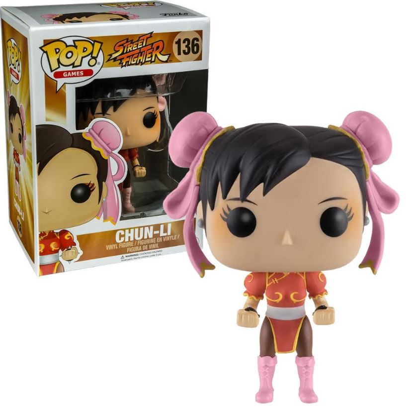 Funko Pop! Games Street Fighter Chun-Li (red) - officetoyss