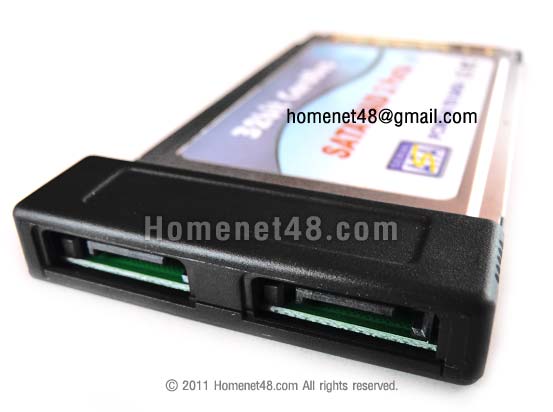 PCMCIA Card to Sata 2 Ports (32 Bits) - homenet48