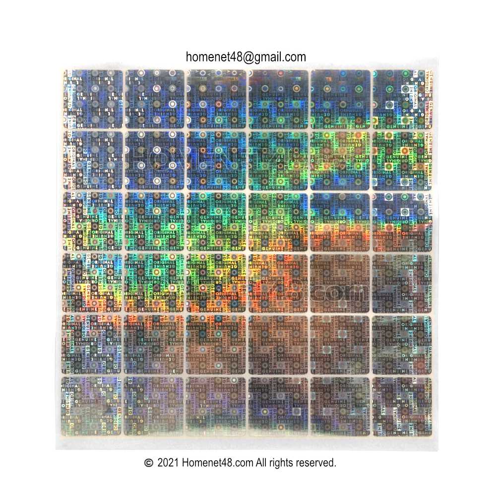 Void Sticker Hologram Square 2 5x2 5 Cm 36 Pcs Homenet48 void-sticker-hologram-square-2-5x2-5-cm-36-pcs-homenet48