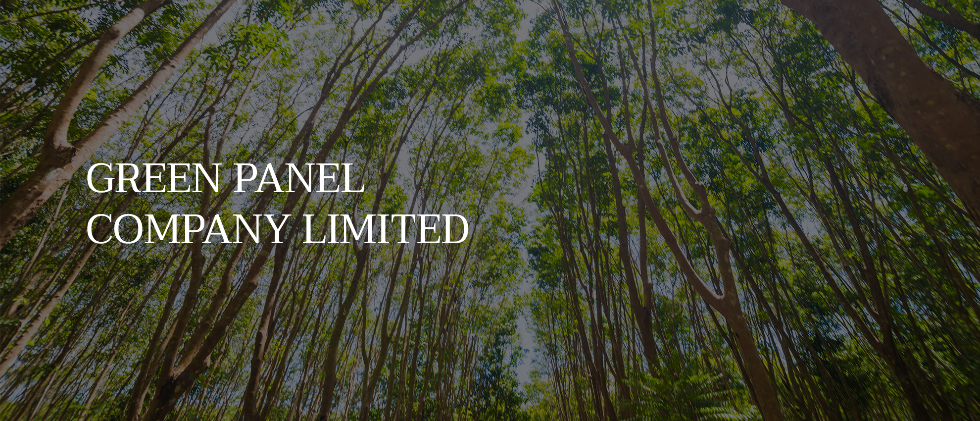 GREEN PANEL COMPANY LIMITED particle board is made from 100% exhausted ...