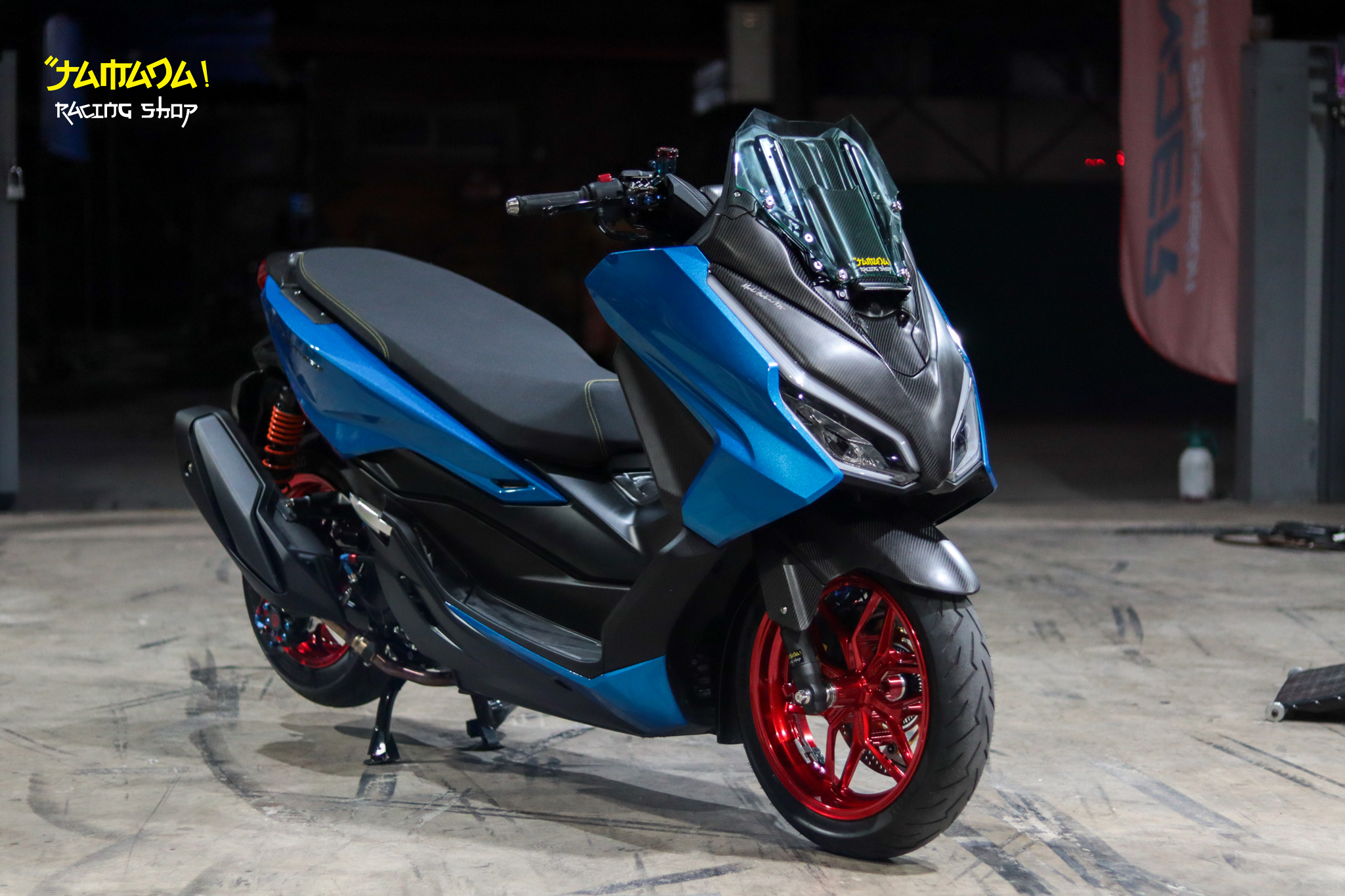 NEW FORZA350 2023 แต่งคาร์บอน จัดทรงซิ่ง ระบบเบรก ฯลฯ - tamadaracing