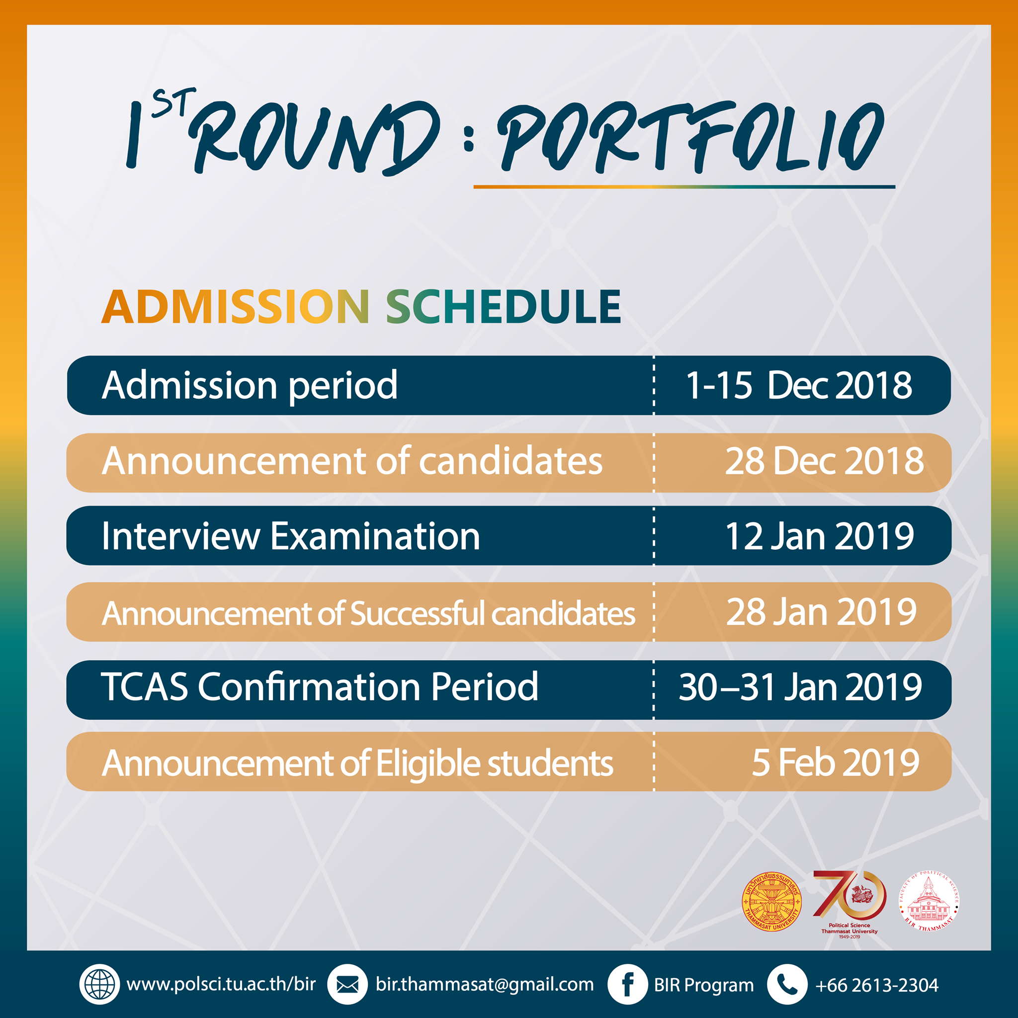 BIR TCAS 2019 update! - birpolsci