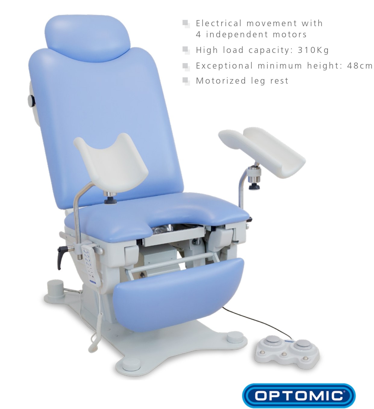 Gynecological examination Electric Couch - OPTOMIC Model: OP-G7 ...