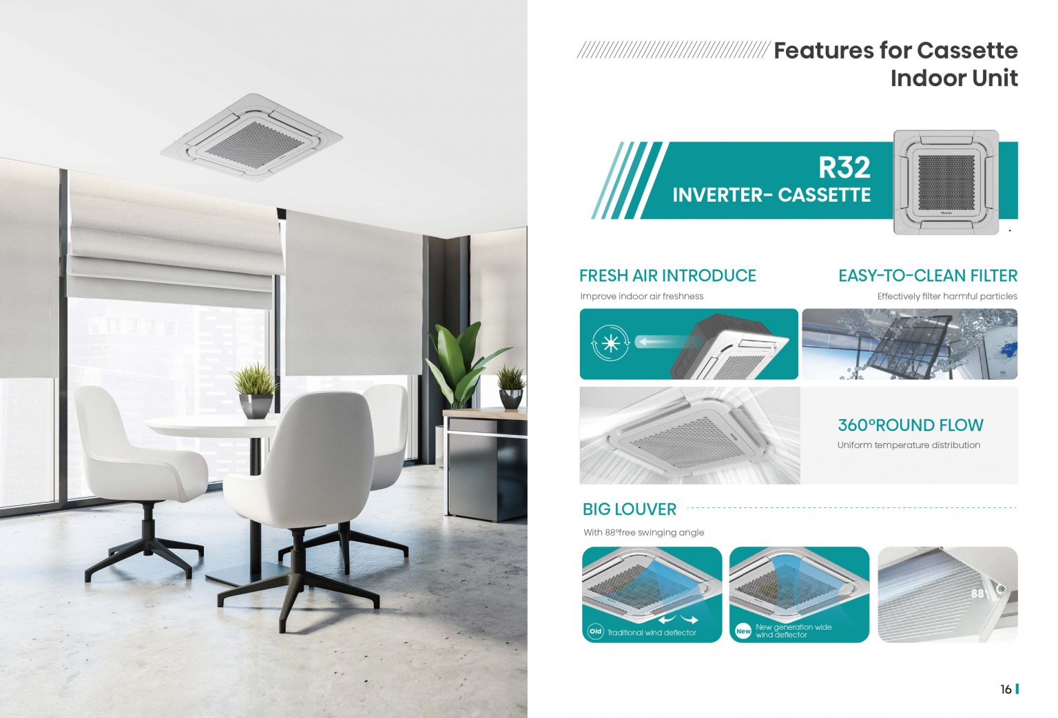 Floor Ceiling Cassette Hisense Inverter Catalog โบรชัวร์แอร์ Hisense ...
