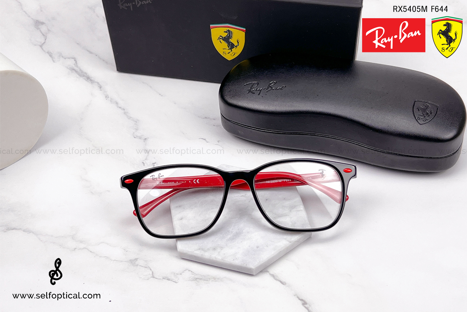 RayBan RX5405M F644 SCUDERIA FERRARI COLLECTION Size 55 - selfoptical