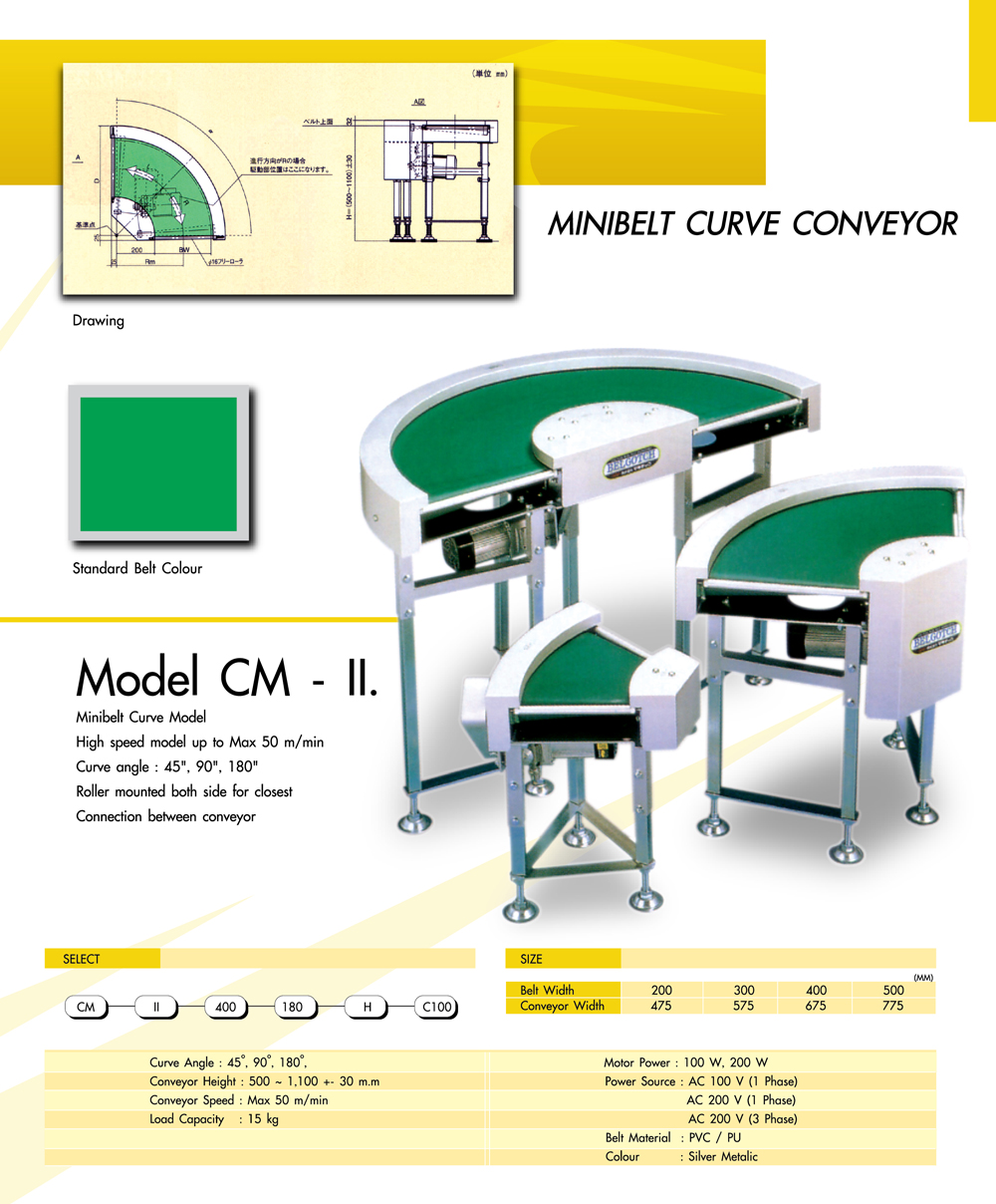 MINI BELT CURVE CONVEYOR - thamrich