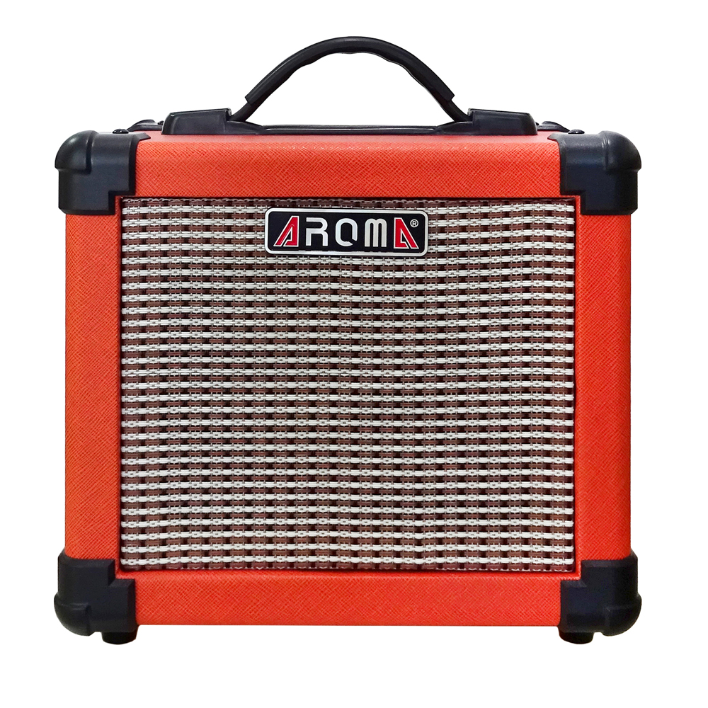 Aroma แอมป์กีตาร์ไฟฟ้า รุ่น AG-10 ลำโพง 5 นิ้ว 10 วัตต์ มีเสียง Clean และ เสียงแตก Overdrive ...