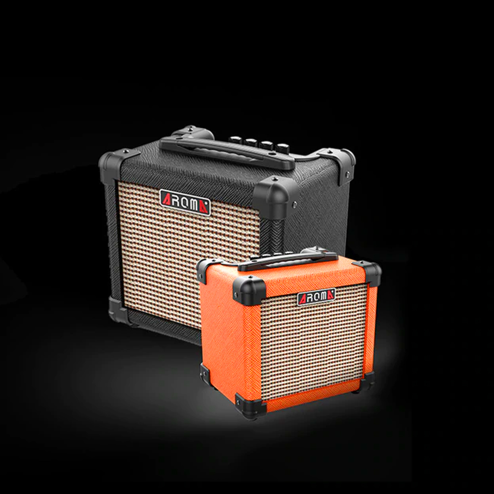 Aroma แอมป์กีตาร์ไฟฟ้า รุ่น AG-10 ลำโพง 5 นิ้ว 10 วัตต์ มีเสียง Clean และ เสียงแตก Overdrive ...