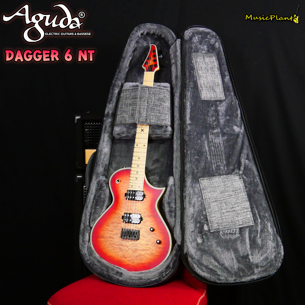 Aguda Electric Guitar กีตาร์ไฟฟ้า Metal รุ่น DAGGER 6NT - Musicplant