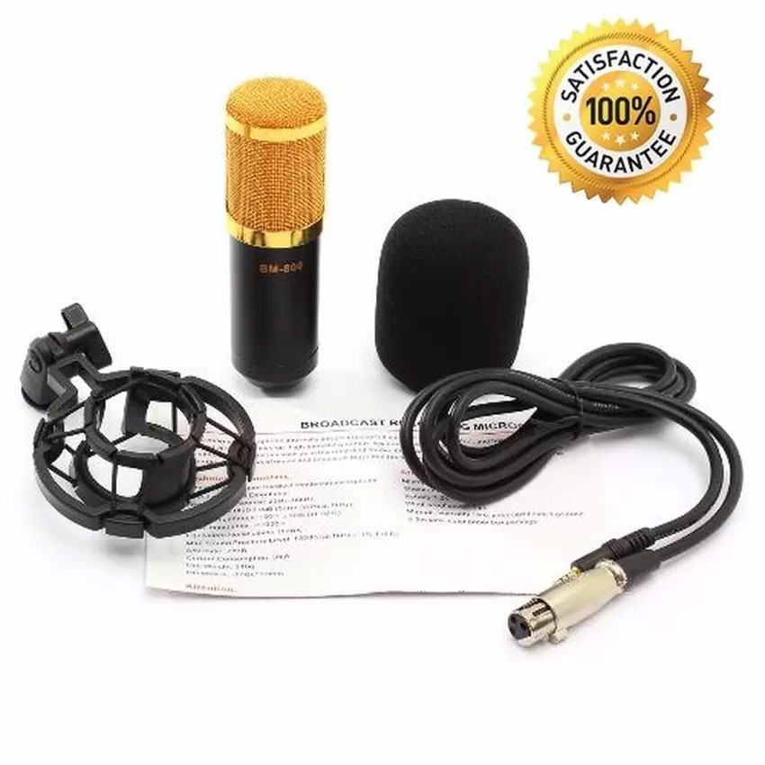 BM-800 ไมค์อัดเสียง Condenser Microphone - musicplant