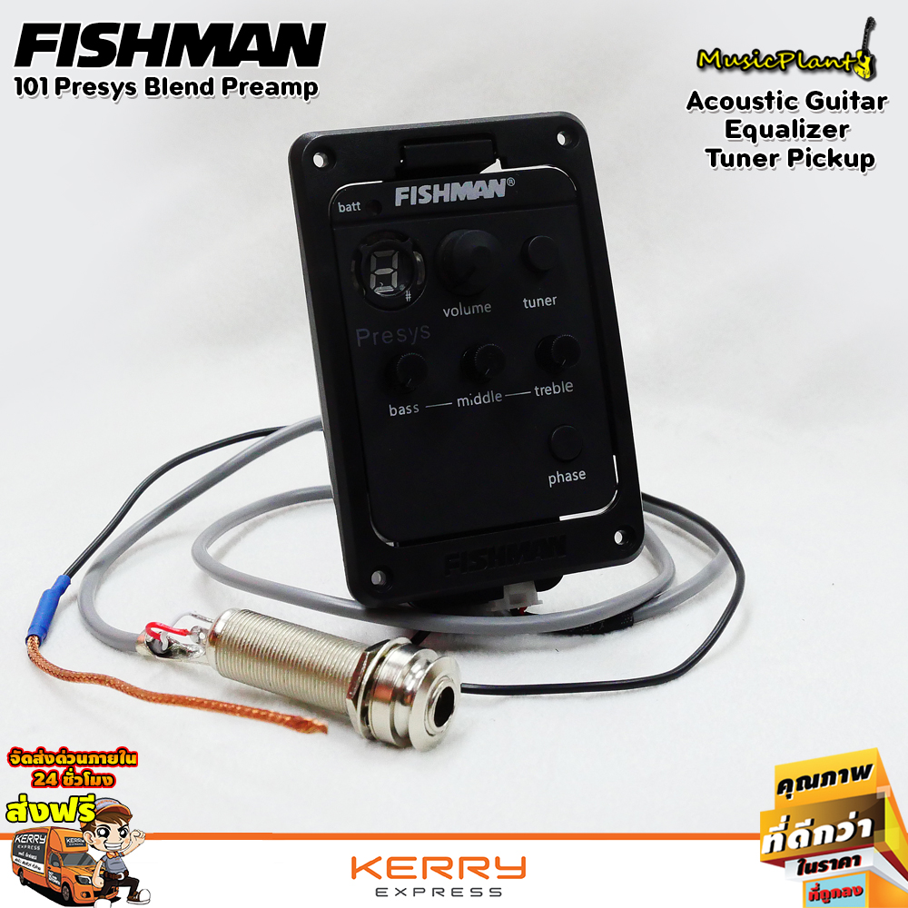 Fishman Preamp EQ: Presys+ 101 (China), Acoustic Guitar Pickup - musicplant