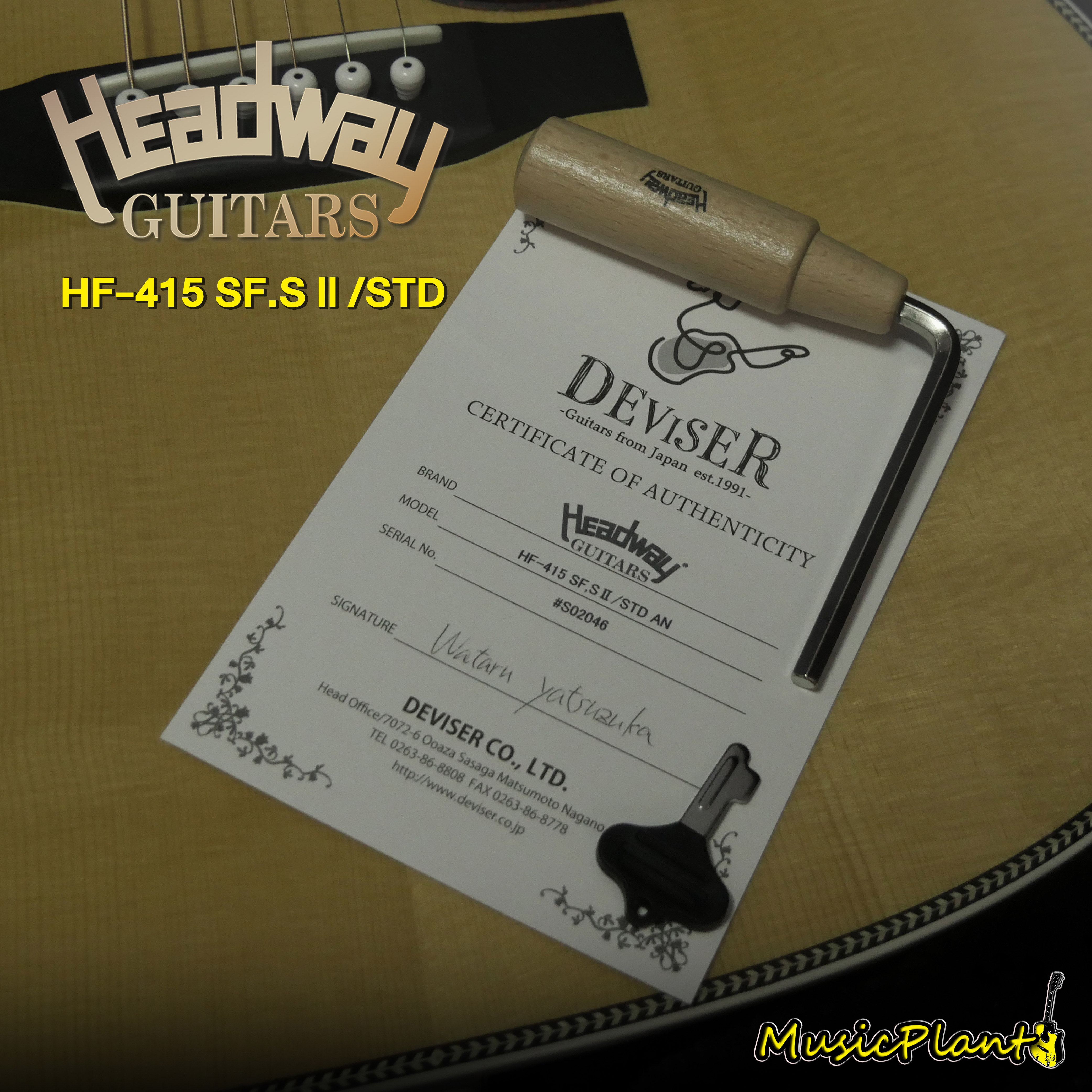 Headway กีตาร์โปร่ง รุ่น HF-415 SF.S Ⅱ /STD - musicplant