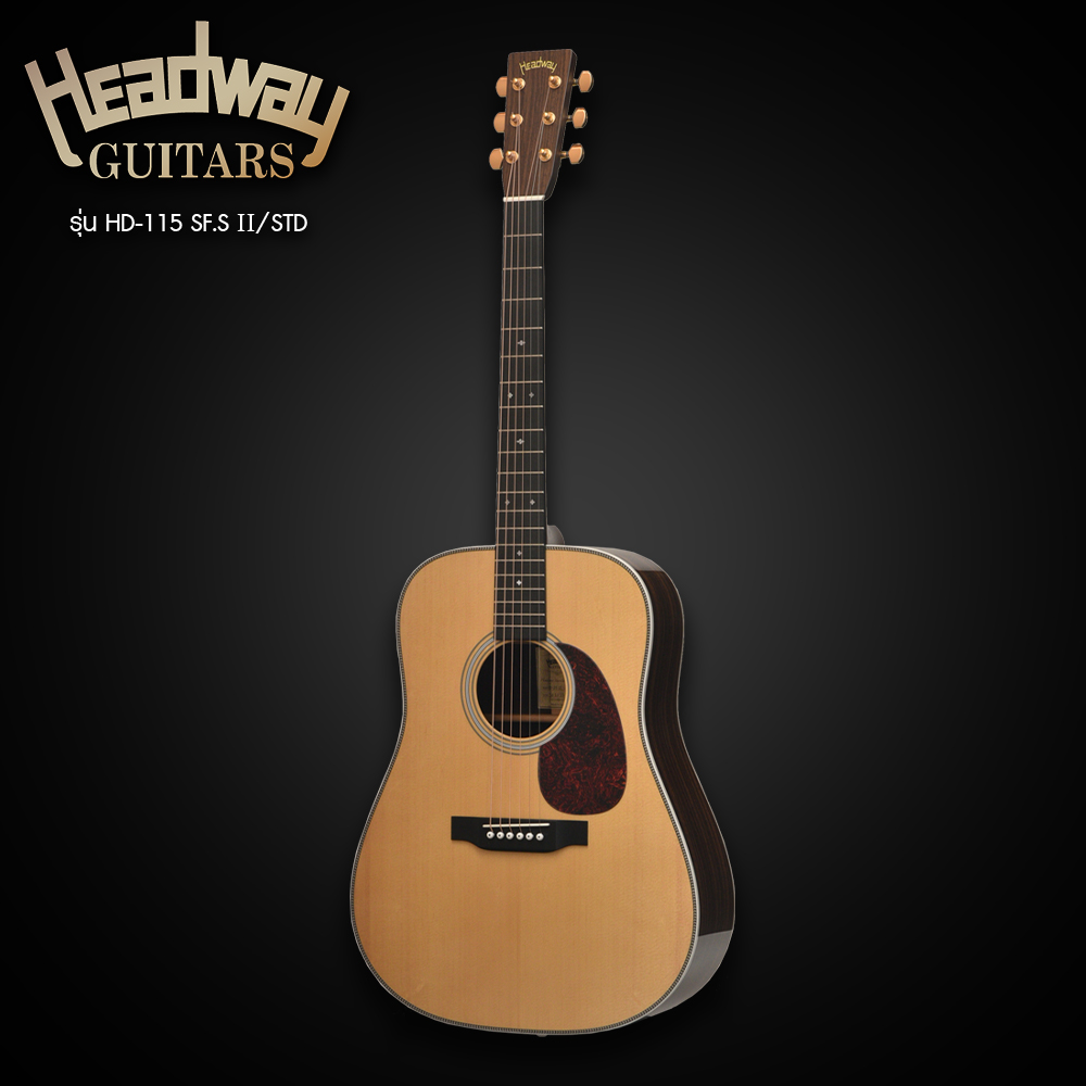 Headway กีตาร์โปร่ง รุ่น HD-115 SF.S Ⅱ/STD - musicplant