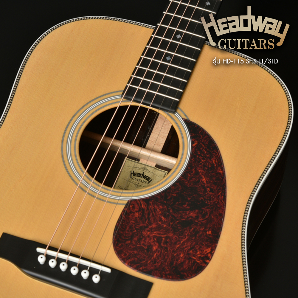 Headway กีตาร์โปร่ง รุ่น HD-115 SF.S Ⅱ/STD - musicplant