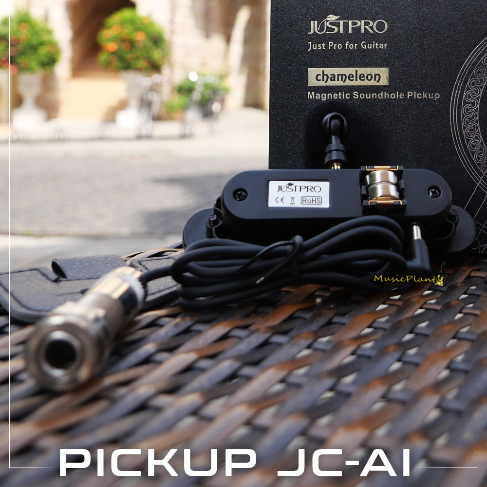 Justpro รุ่น JC - A1 ปิ๊กอัพกีตาร์โปร่ง รับเสียง2 ระบบ Mic. และ PickUp Coil - musicplant