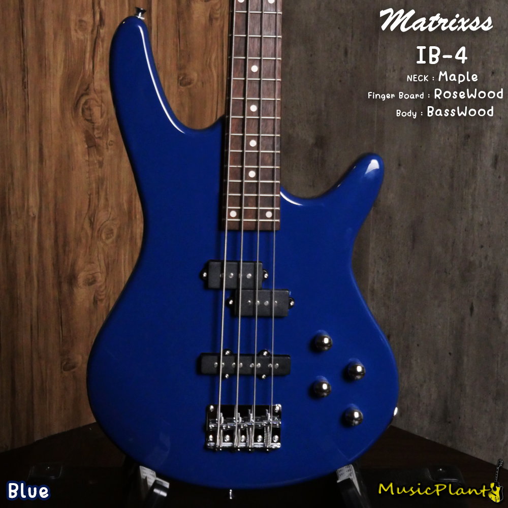 Matrixss เบสไฟฟ้า 4 สาย Electric ฺBass 4 Strings รุ่น IB-4 - musicplant