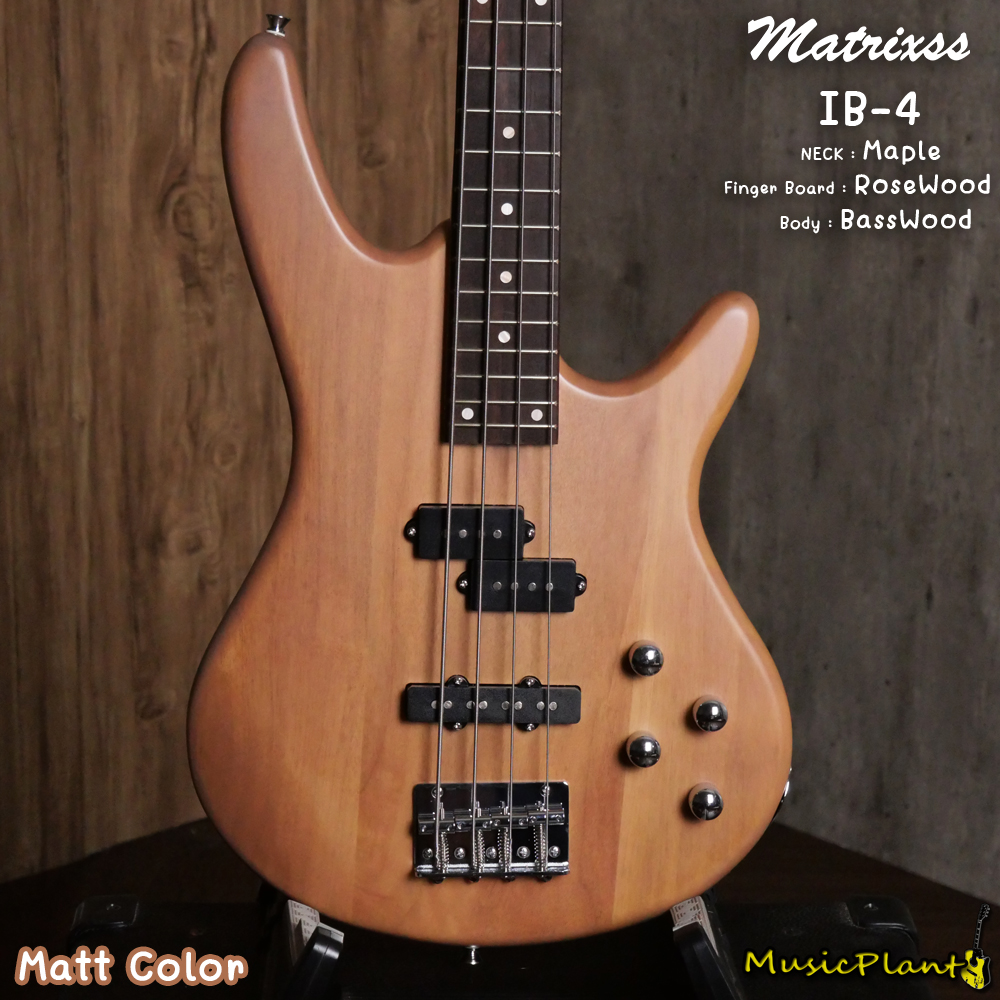 Matrixss เบสไฟฟ้า 4 สาย Electric ฺBass 4 Strings รุ่น IB-4 - musicplant