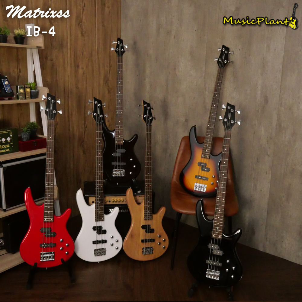 Matrixss เบสไฟฟ้า 4 สาย Electric ฺBass 4 Strings รุ่น IB-4 - musicplant