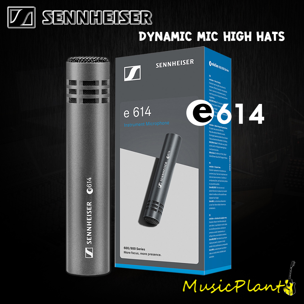 Sennheiser ไมค์โครโฟน E614 (Condenser Mic. Hi-Hat) - musicplant