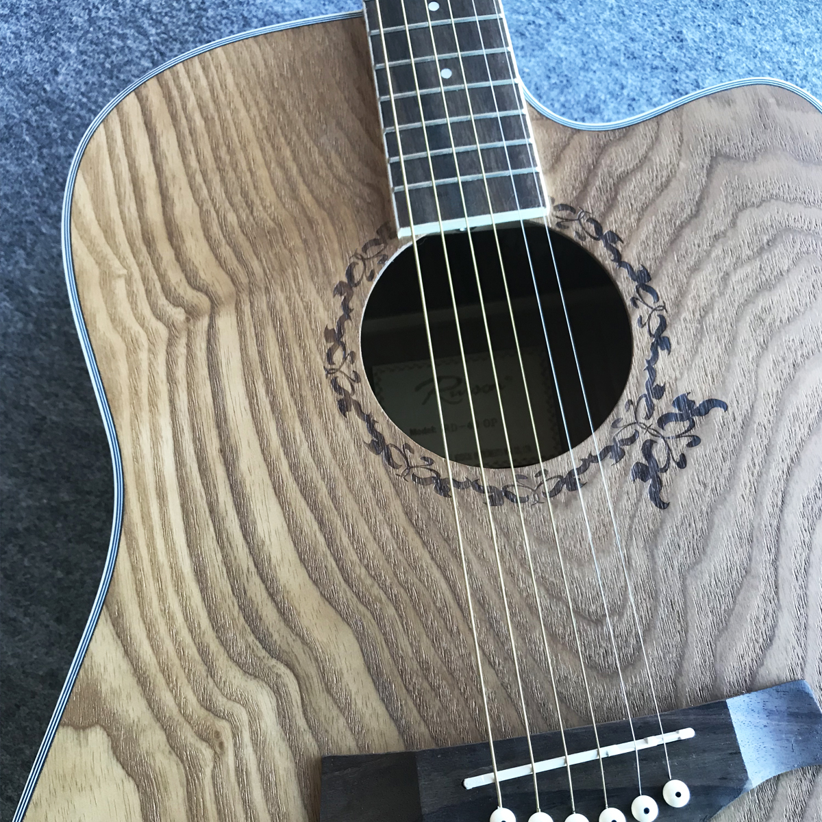 Ruison กีตาร์โปร่ง มีเหล็กดามคอ ขนาด 41" รุ่น RD-40OP - musicplant