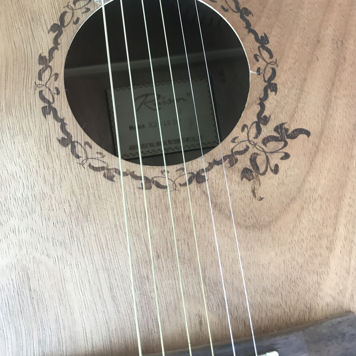 Ruison กีตาร์โปร่ง มีเหล็กดามคอ ขนาด 41" รุ่น RD-13OP - musicplant