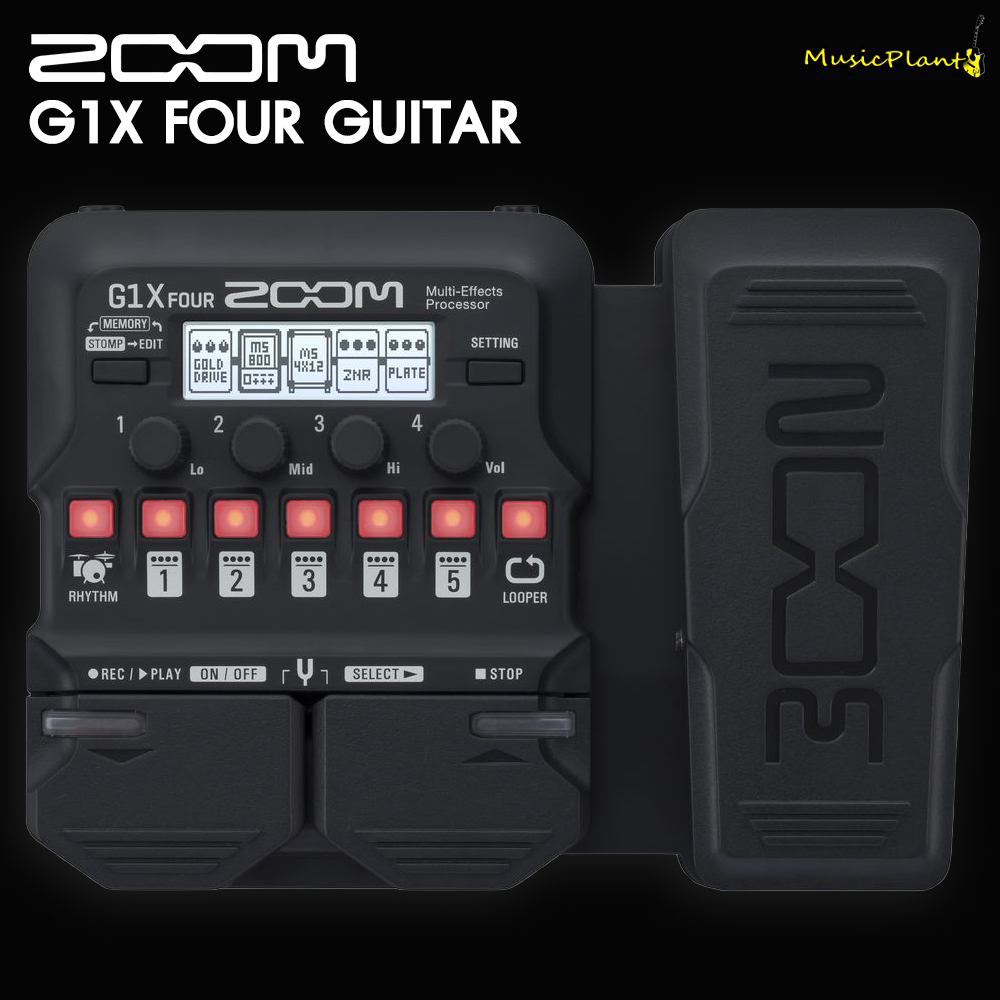 ZOOM G1X FOUR GUITAR MULTI EFFECT-PEDAL - musicplant