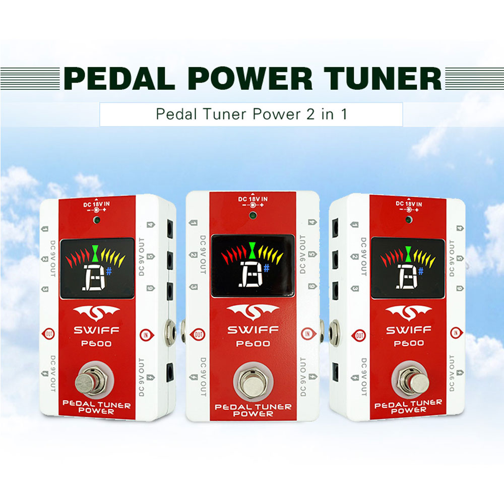 Swiff Tuner / Power Supply Pedal รุ่น P600 - musicplant