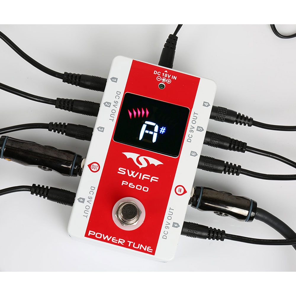 Swiff Tuner / Power Supply Pedal รุ่น P600 - musicplant