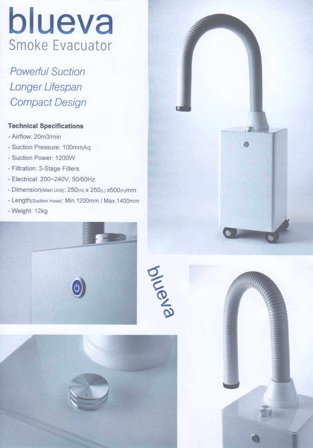 Smoke evacuator - Thaiskinlaser