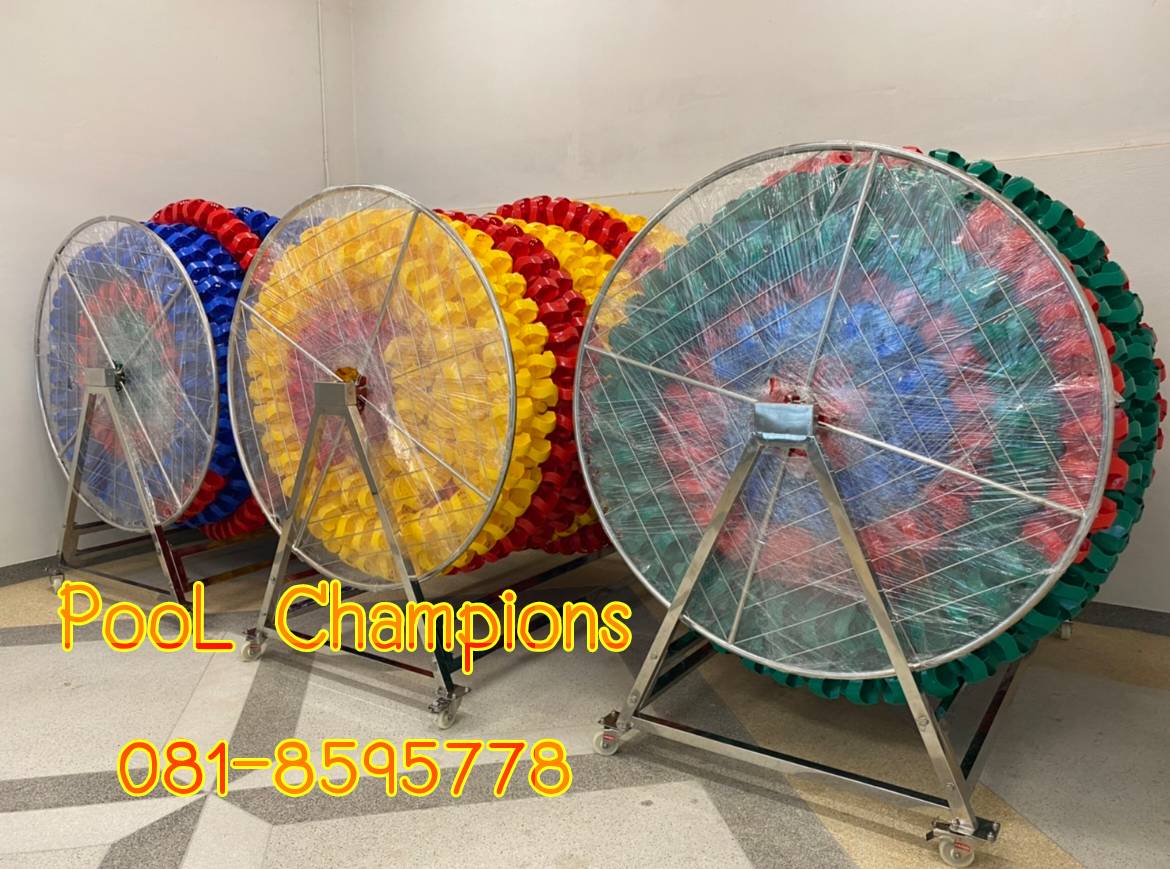 โรล ที่เก็บ ลู่ ทุ่น ตัด คลื่น สระว่ายน้ำ wheel roll lane rope line ...