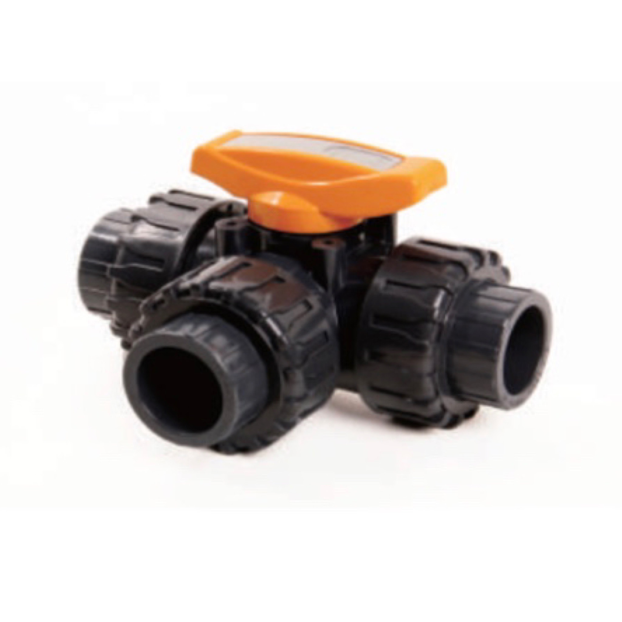 VALDUS 3 Way True Union Ball Valve UPVC - pneumaticandvalve
