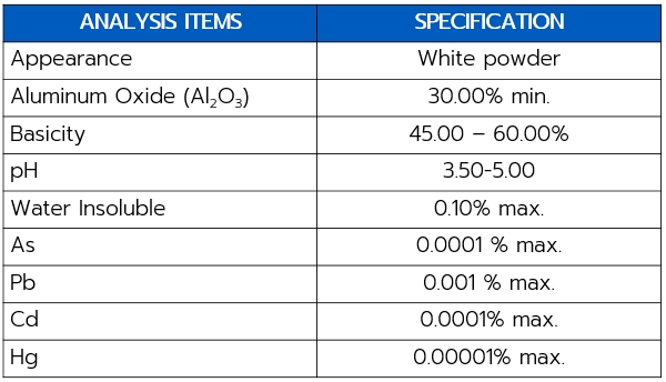 Poly Aluminium Chloride 30% White Powder (PAC)
