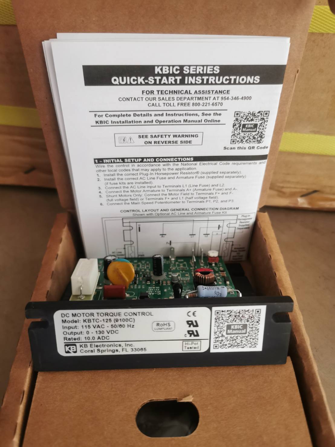 KB Electronics, AC and DC motor drives, Speed control - chumathailand