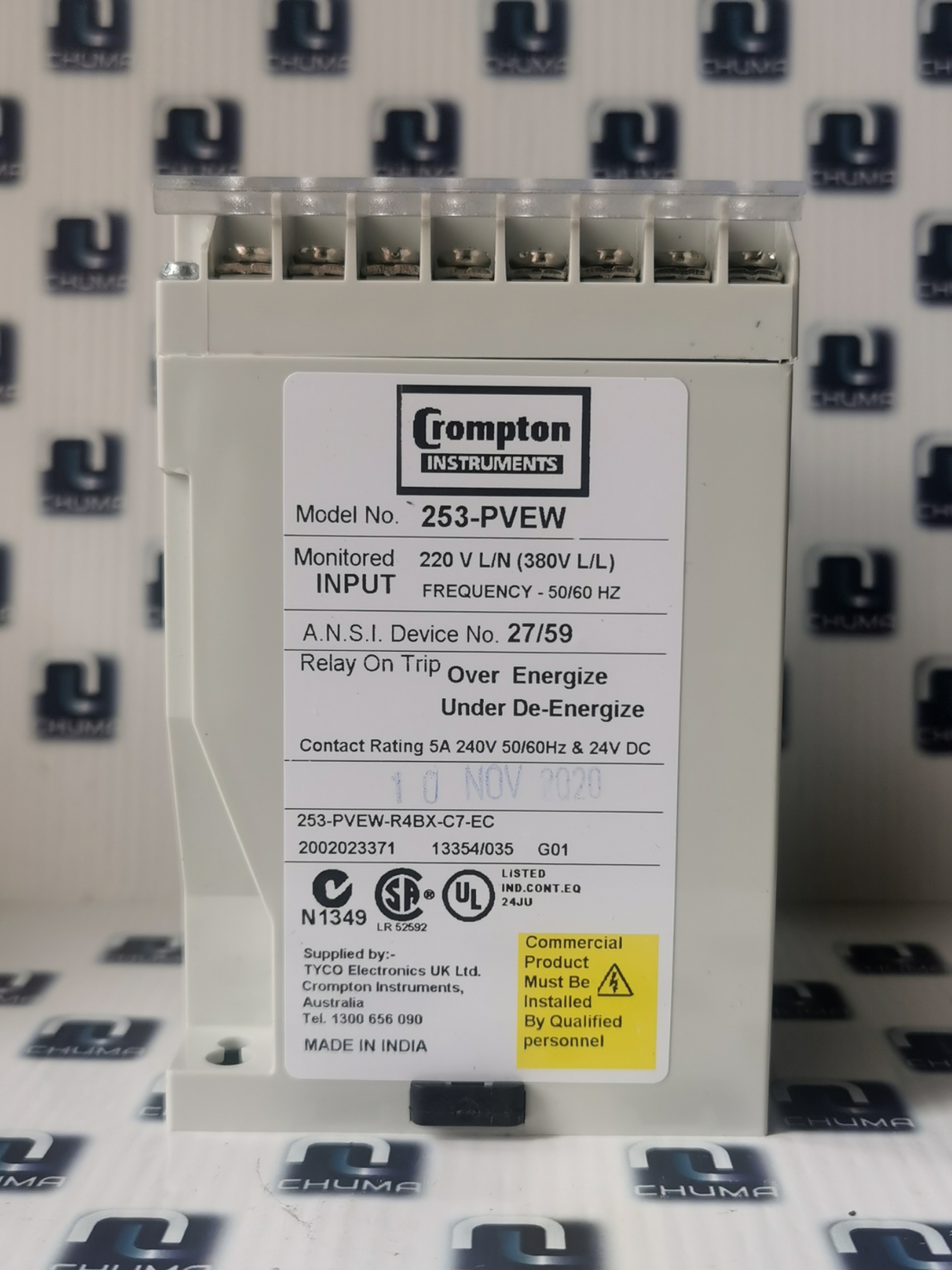 Crompton Instruments, relay,253-PVEW-R4BX-Cy-EC - chumathailand