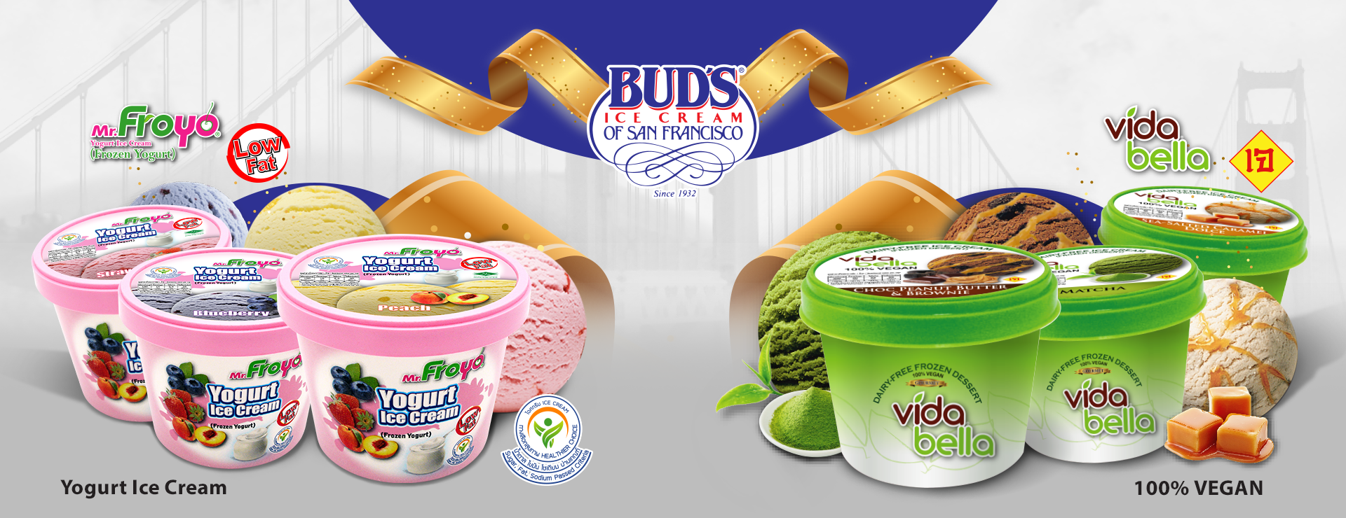 BUD'S Ice Cream ผู้ผลิตไอศกรีมเกรดพรีเมี่ยม มากกว่า 50 รสชาติ