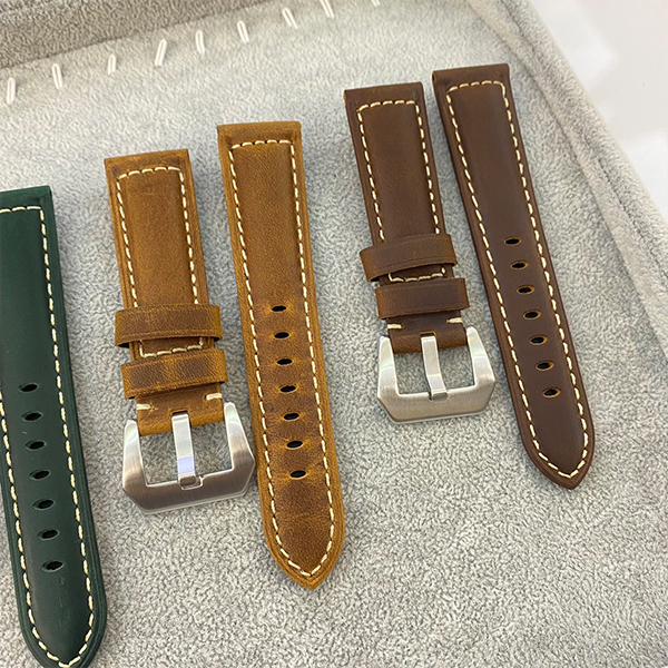 Vintage Leather Watch Strap ( 20 MM ) L00002005 - timekeepershop