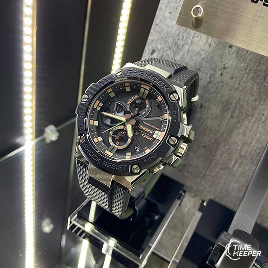 Casio G-Shock นาฬิกาข้อมือผู้ชาย รุ่น GST-B100GA-1A - timekeepershop